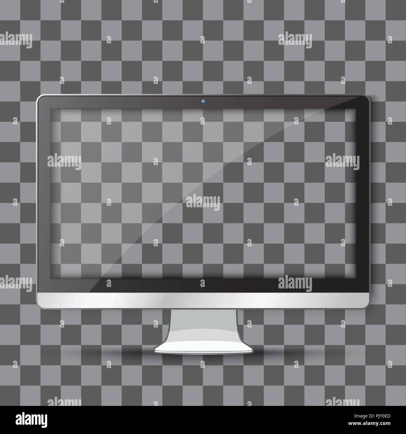 Modern TV with transparent Stock Vector Image & Art - Alamy
