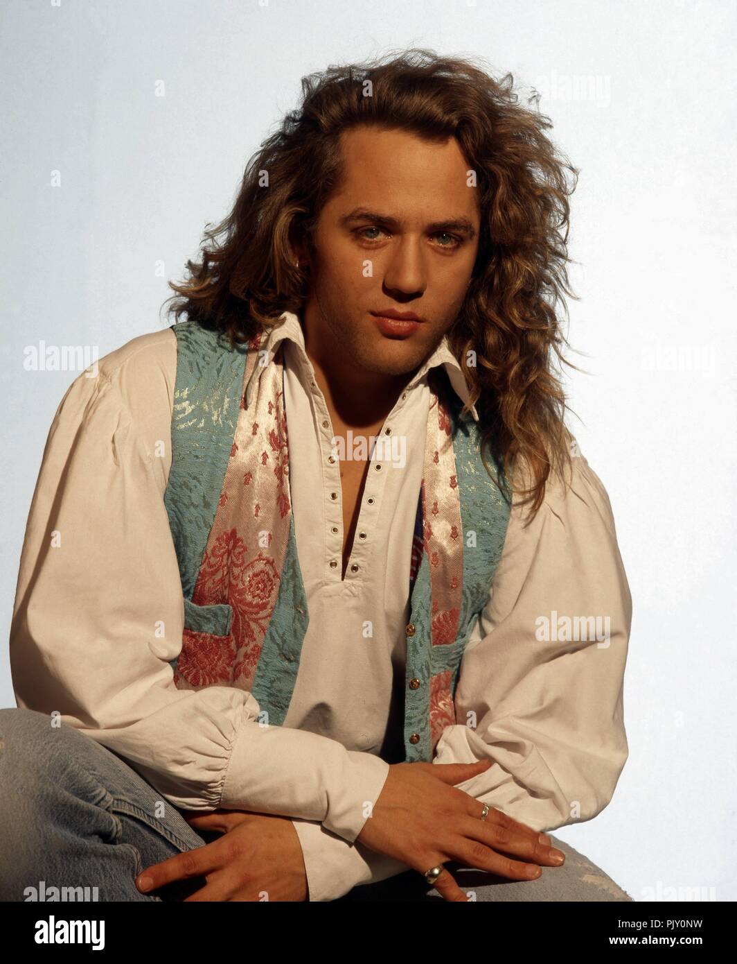 Angel, Sänger, bei einem Promoshooting in München, Deutschland 1994 ...