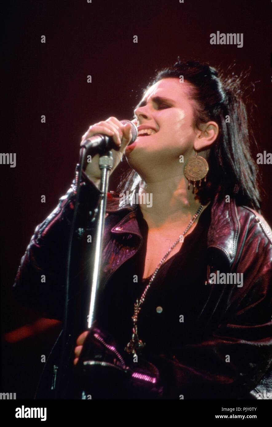Alison Moyet, britische Popsängerin, bei einem Konzert in Berlin ...