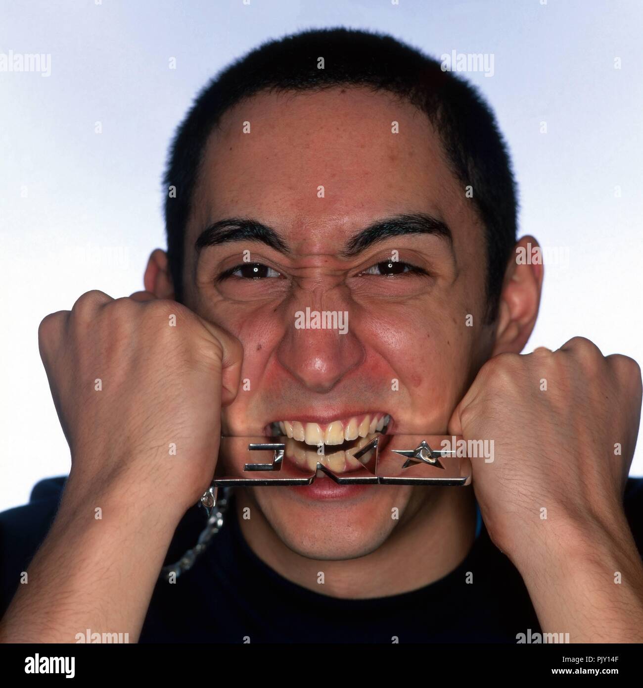 Eko Fresh, deutscher Rapper und Songschreiber, bei einem Promoshoot in ...