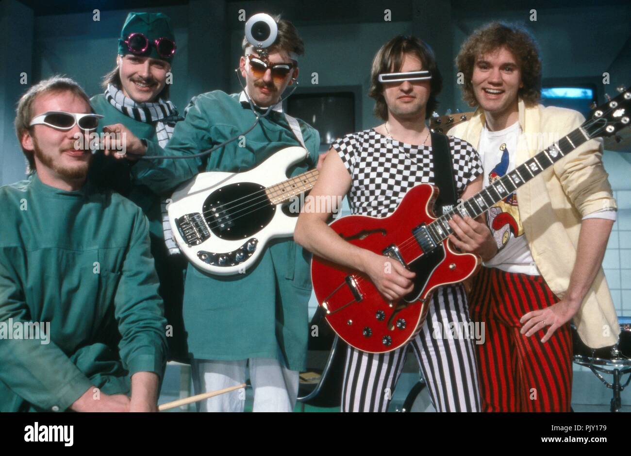 "Combo Colossale", deutsche Band aus Hannover, Deutschland 1982. German ...