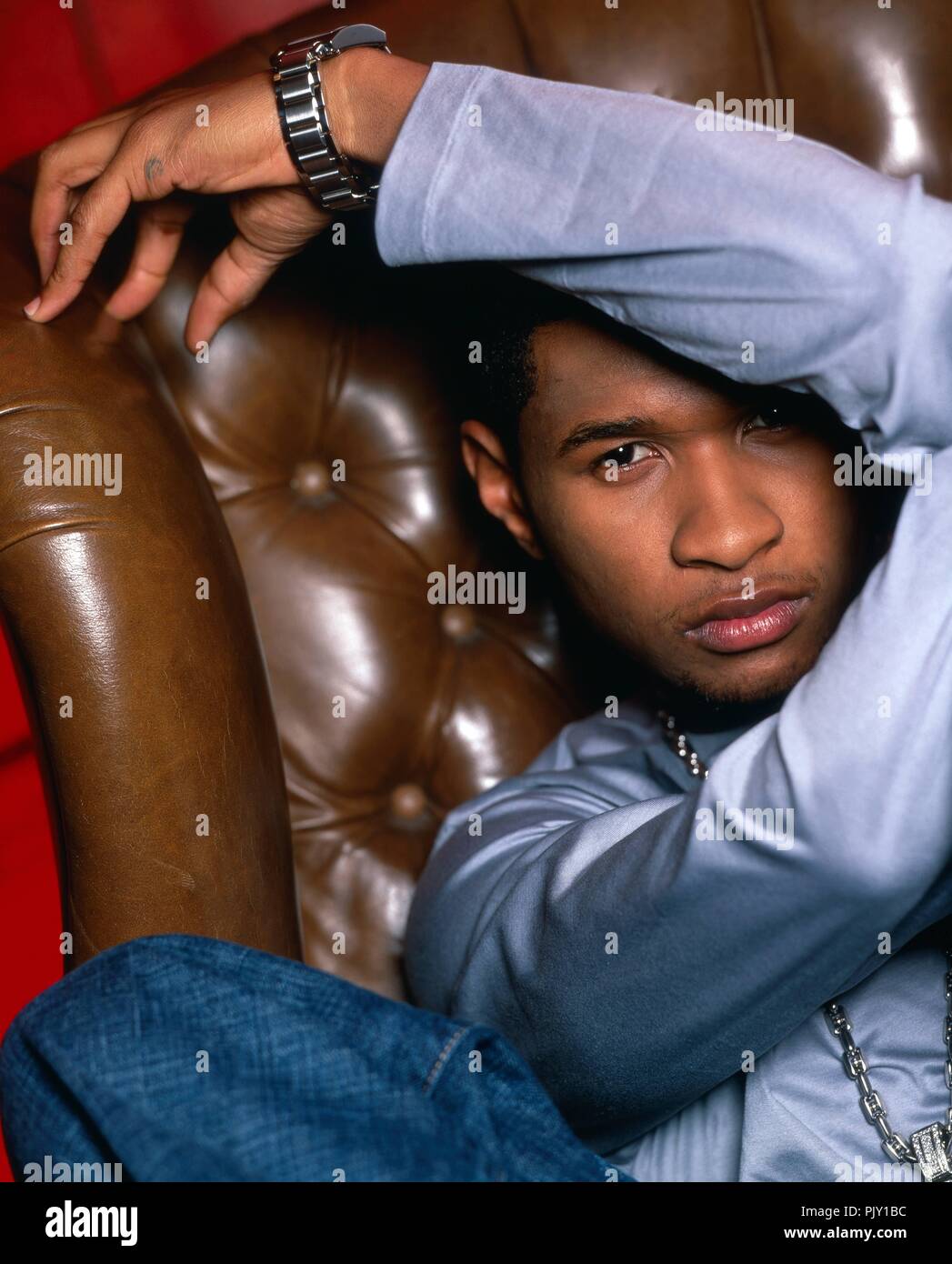 Usher, amerikanischer R&B Sänger und Schauspieler beim Promoshooting ...