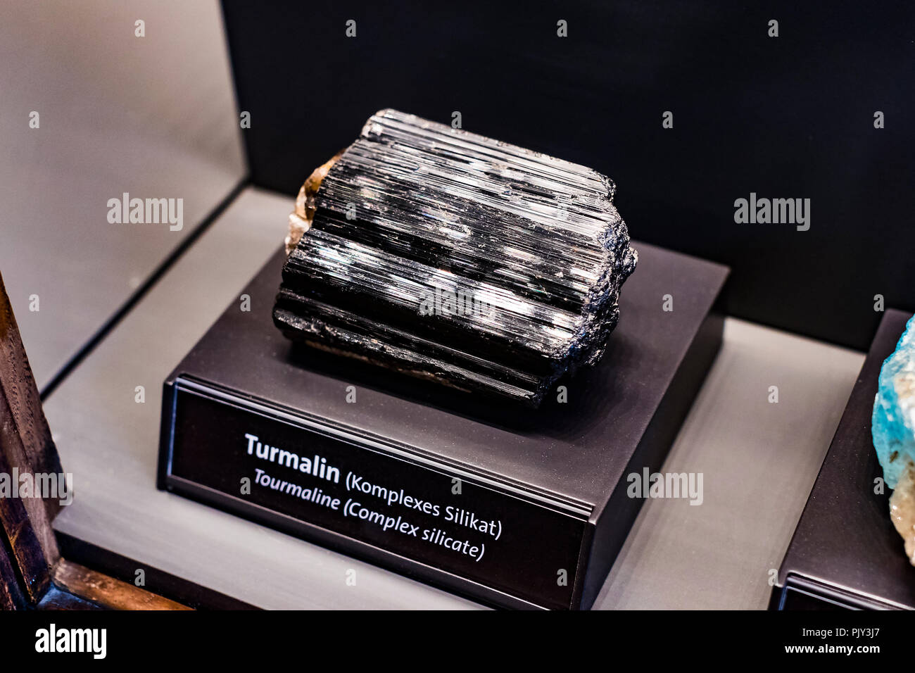 3 SEPTEMBER 2018, VIENNA, AUSTRIA: Collection of minerals of stones and ...