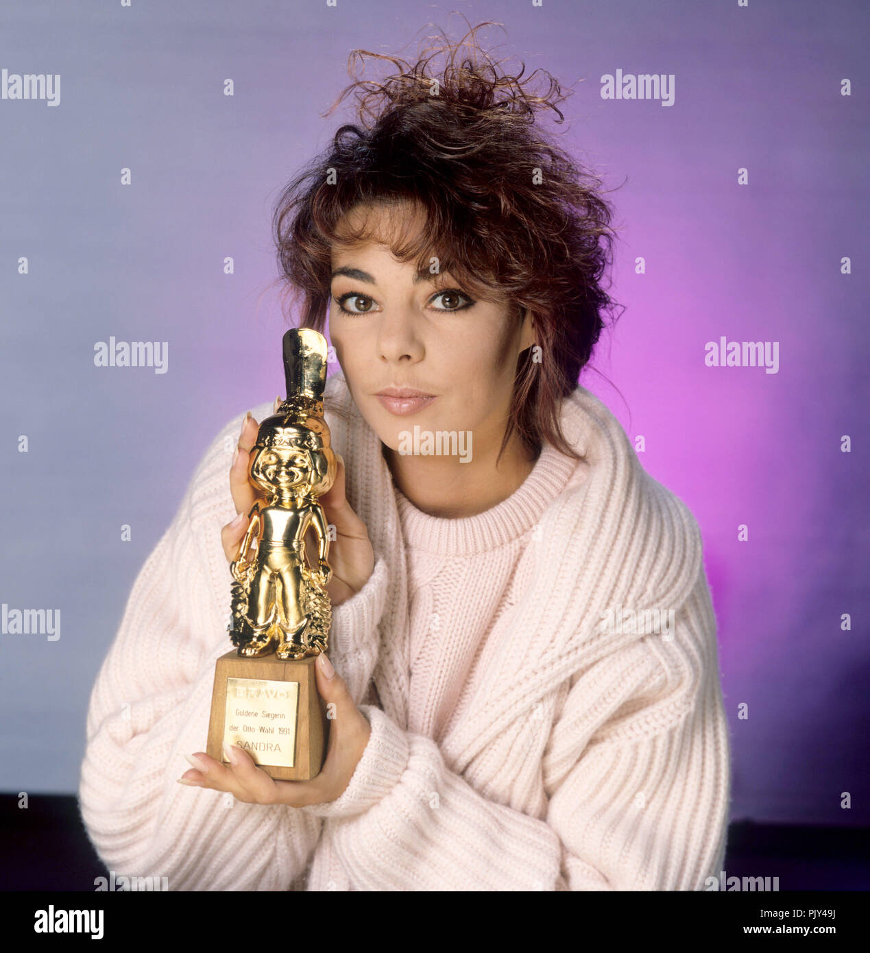 Sandra Lauer on 07.12.1991 in München / Munich. | usage worldwide Stock ...