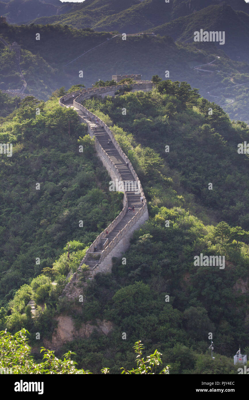 Badaling Great Wall of China/National Forest Park Stock Photo - Alamy