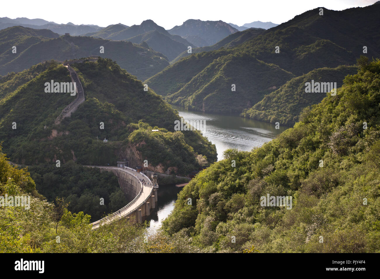 Badaling Great Wall of China/National Forest Park Stock Photo - Alamy