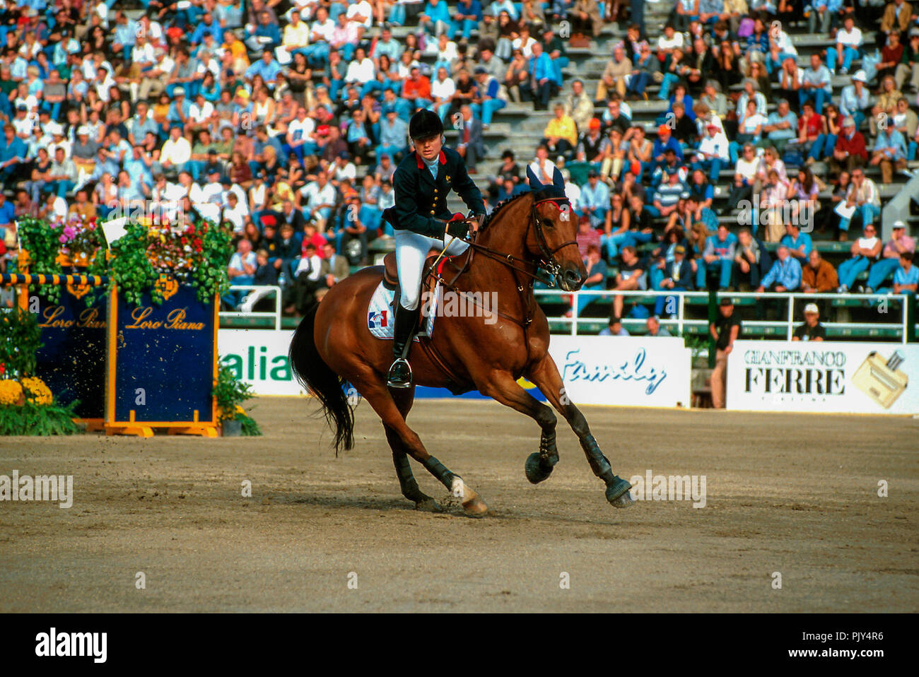 World Equestrian Games, Rome, October 1998, Alexandra Ledermann (FRA ...