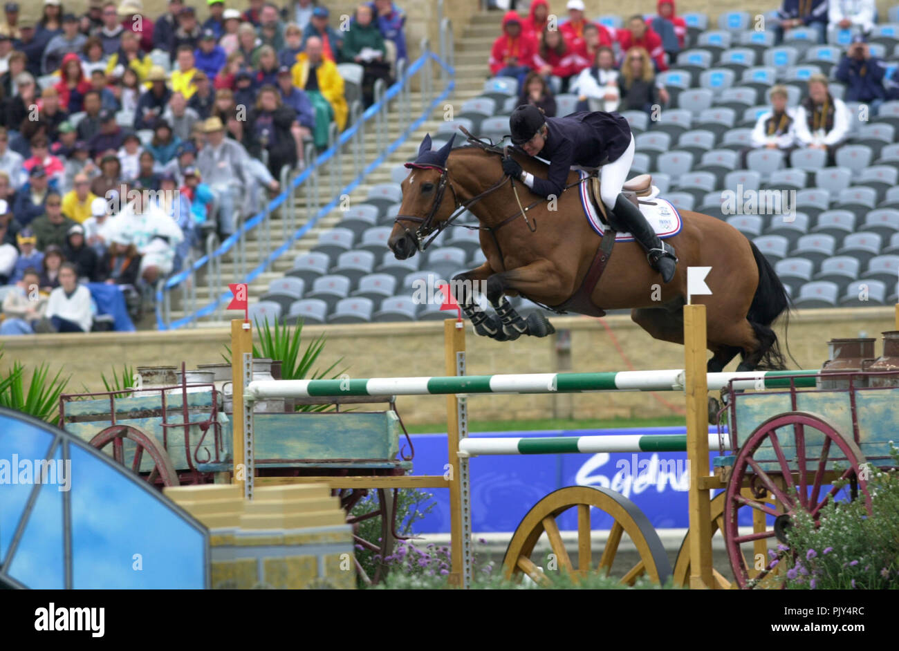 Olympic Games, Sydney 2000, Alexandra Ledermann (FRA) riding Rochet M ...