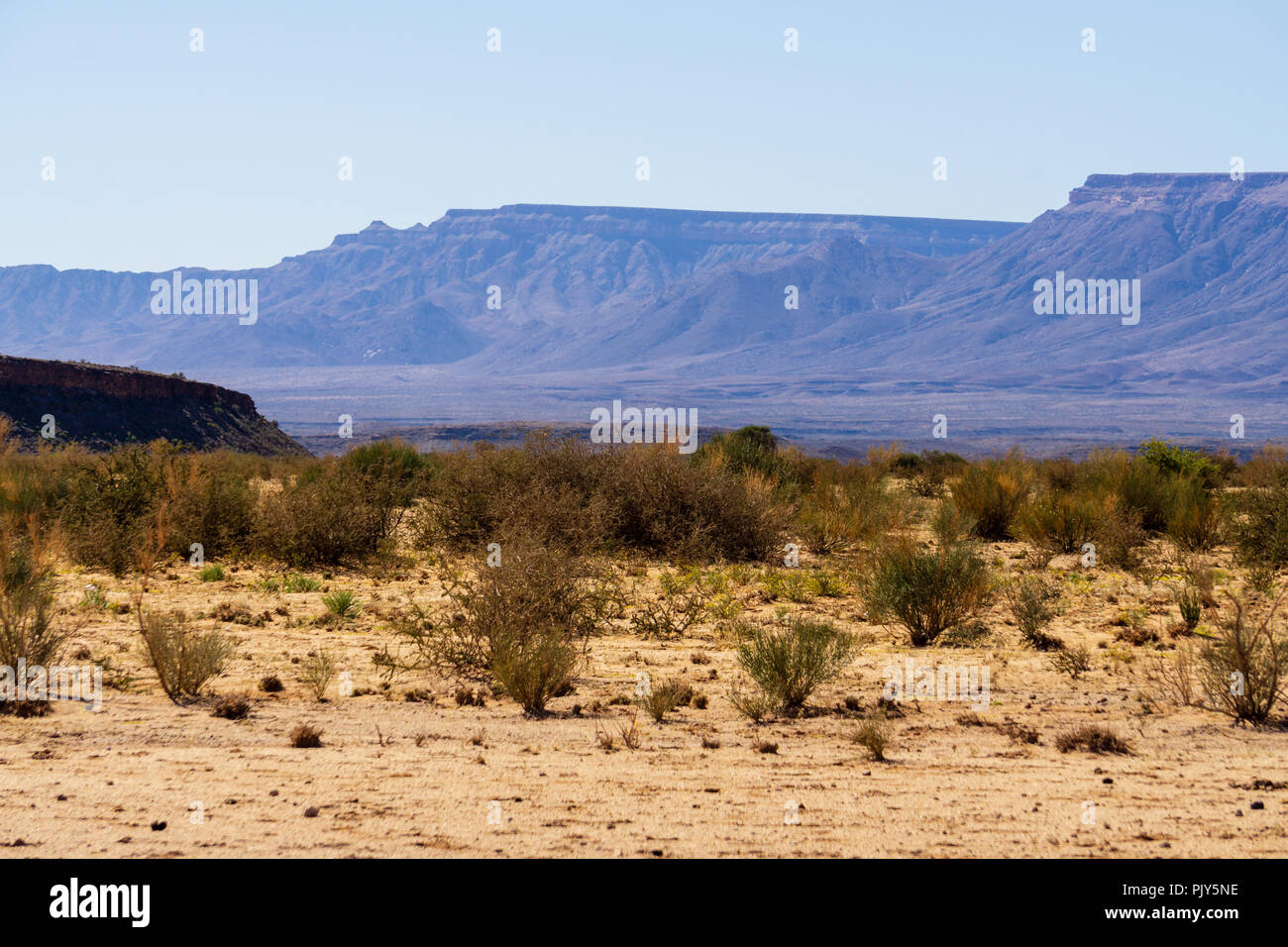 namibia hills landscpape dream street Stock Photo - Alamy