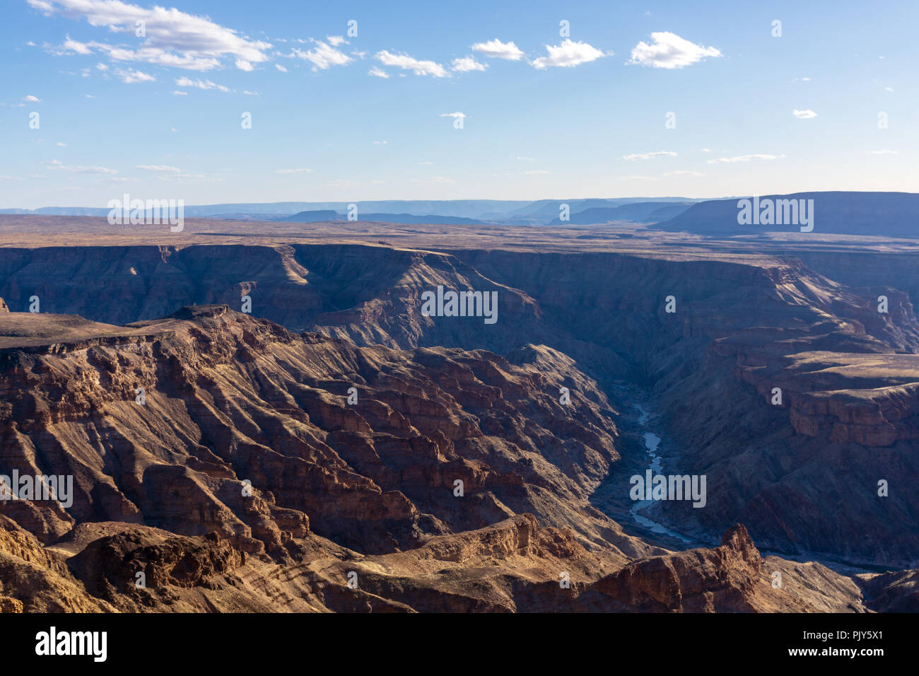 canyon clouds blue sky namibia fishriver Stock Photo - Alamy
