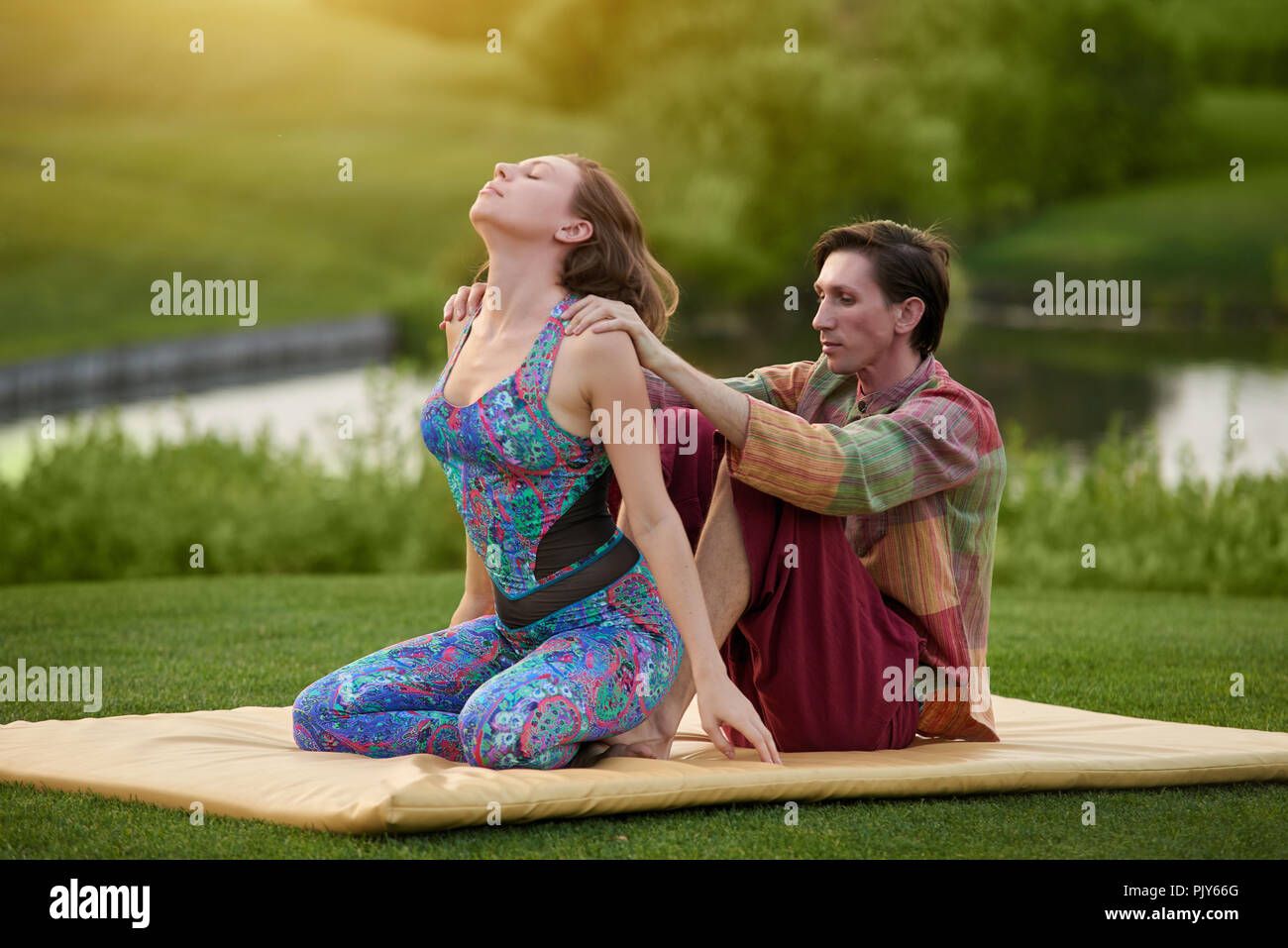 Outdoor spa massage hi-res stock photography and images - Alamy