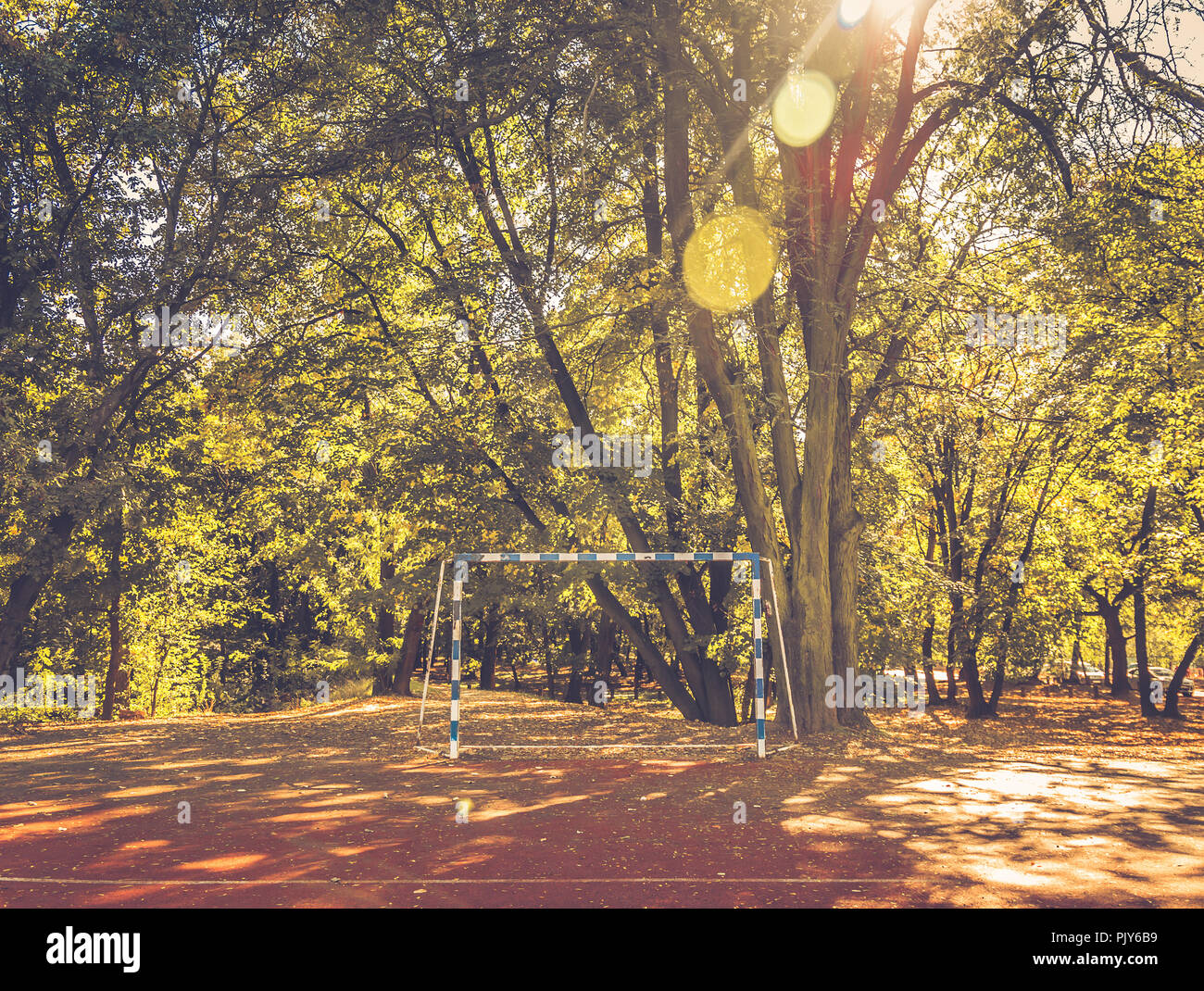 Handball playground hi-res stock photography and images - Alamy