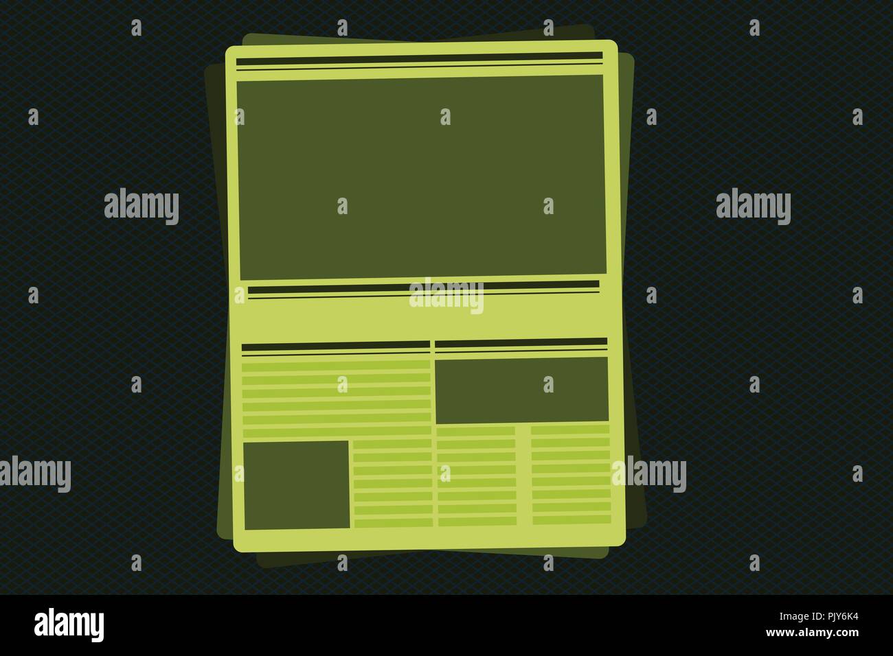 Old newspaper stack Stock Vector Images - Alamy