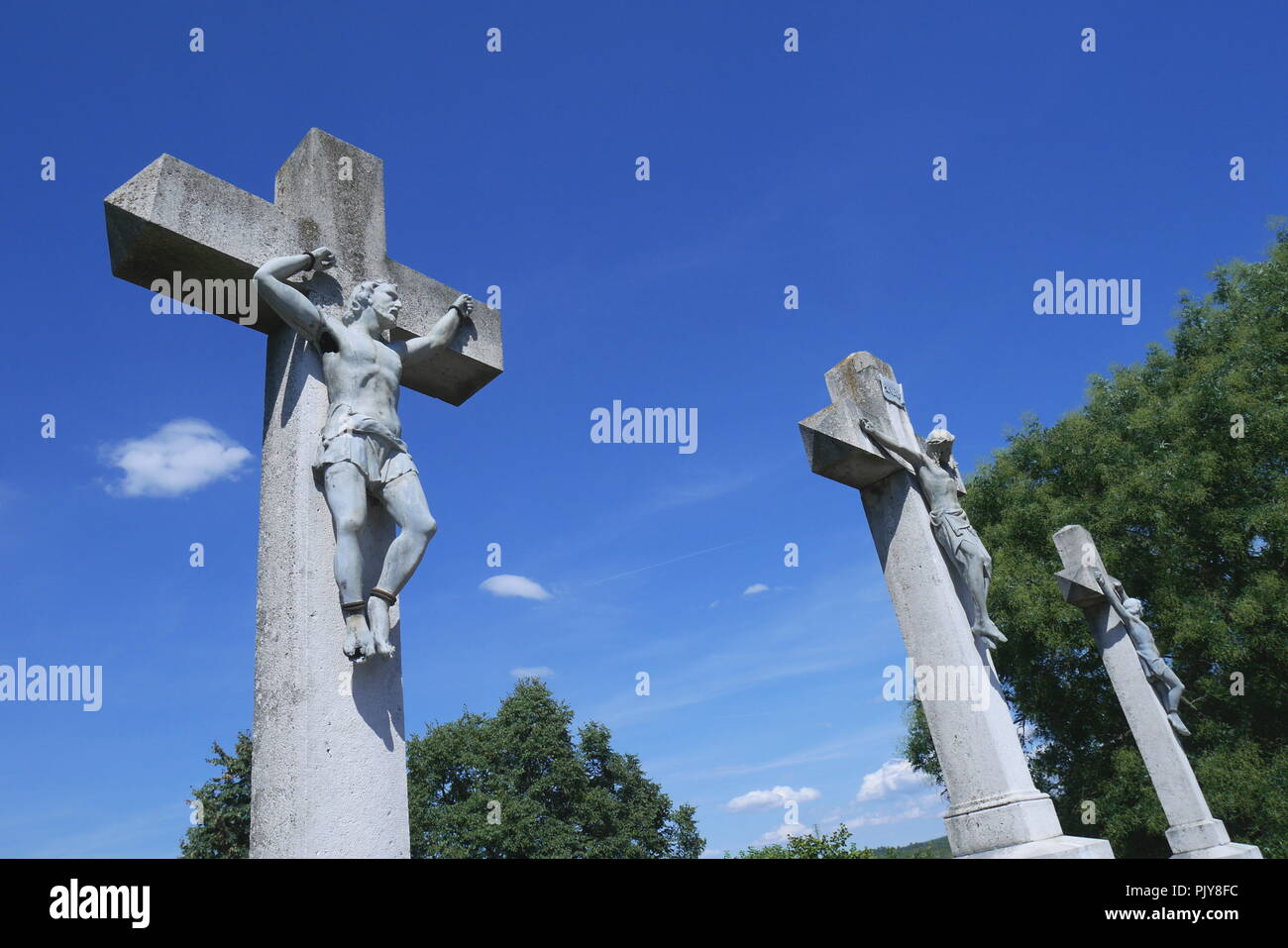 Crucifixion of jesus christ two thieves hi-res stock photography and images - Alamy