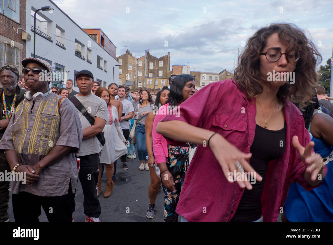 Revellers at Hackney Carnival in Dalston, Hackney,London,England,UK ...