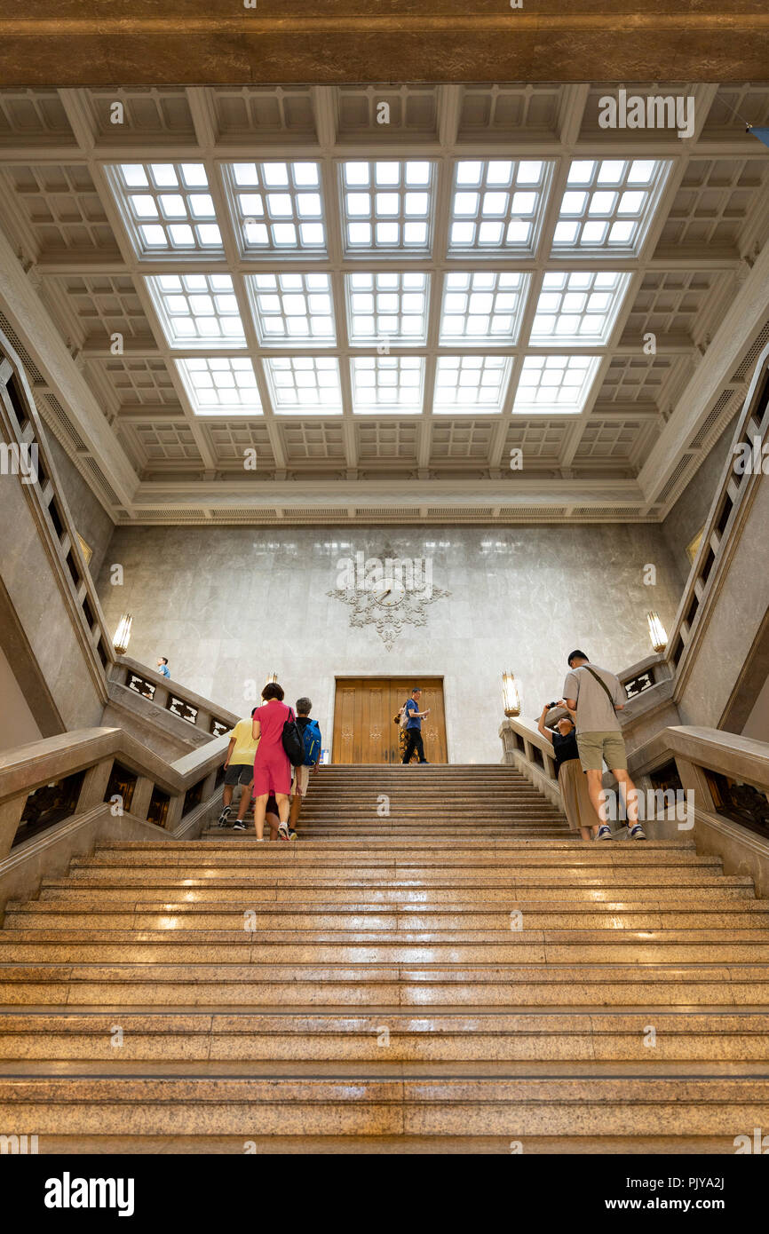 Stairs, Tokyo National Museum, Ueno Park, Taito-Ku, Tokyo, Japan Stock ...