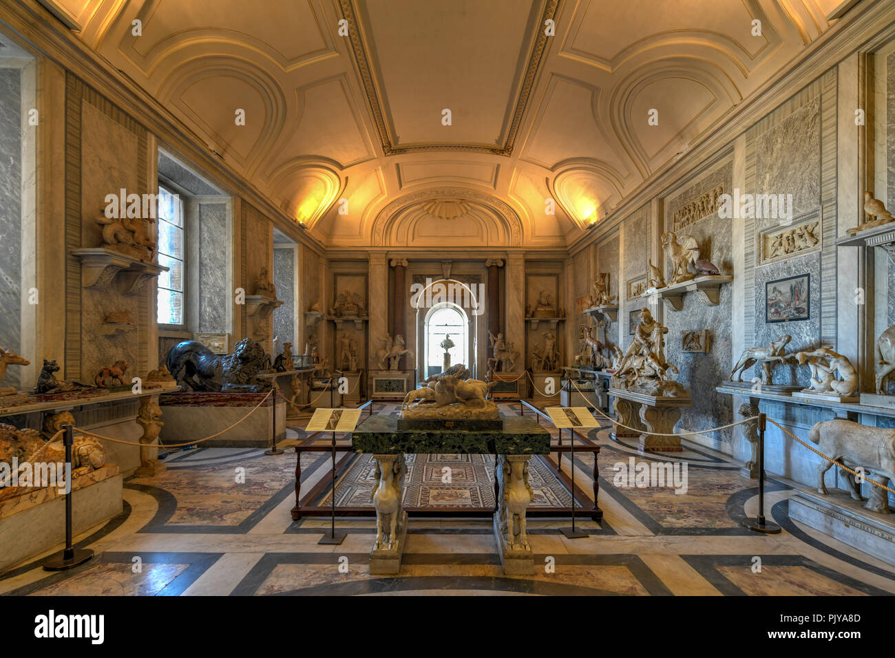 Sculpture and art in the Vatican Museum, Vatican City, Rome, Italy ...
