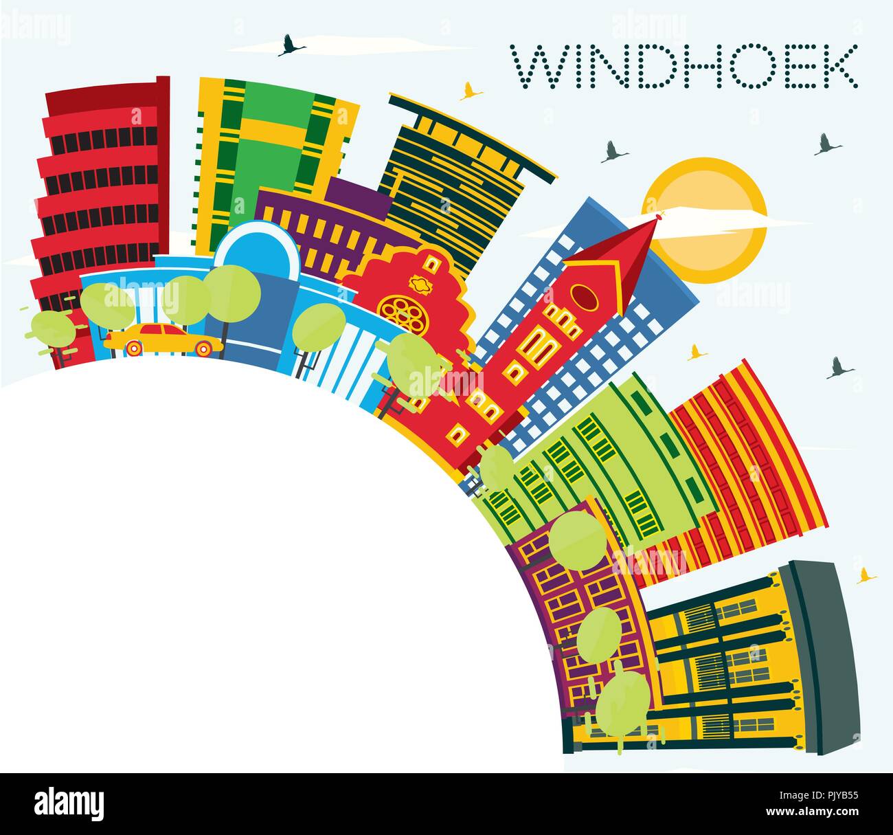 Landscape namibia Stock Vector Images - Alamy