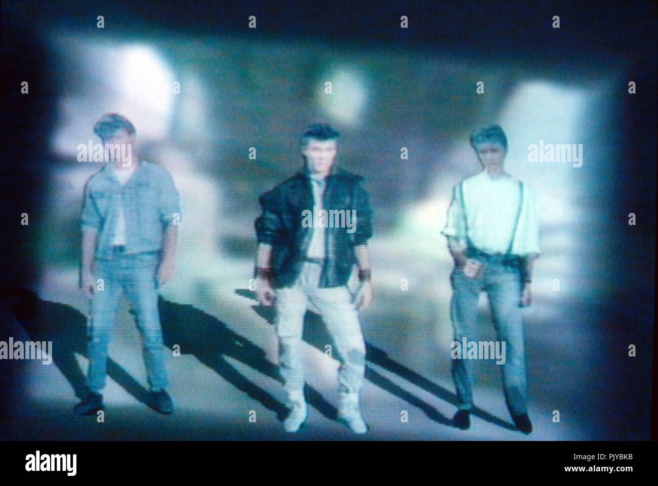 "a-ha", norwegische Popgruppe in ihrem Videoclip zum Song "Take On Me ...