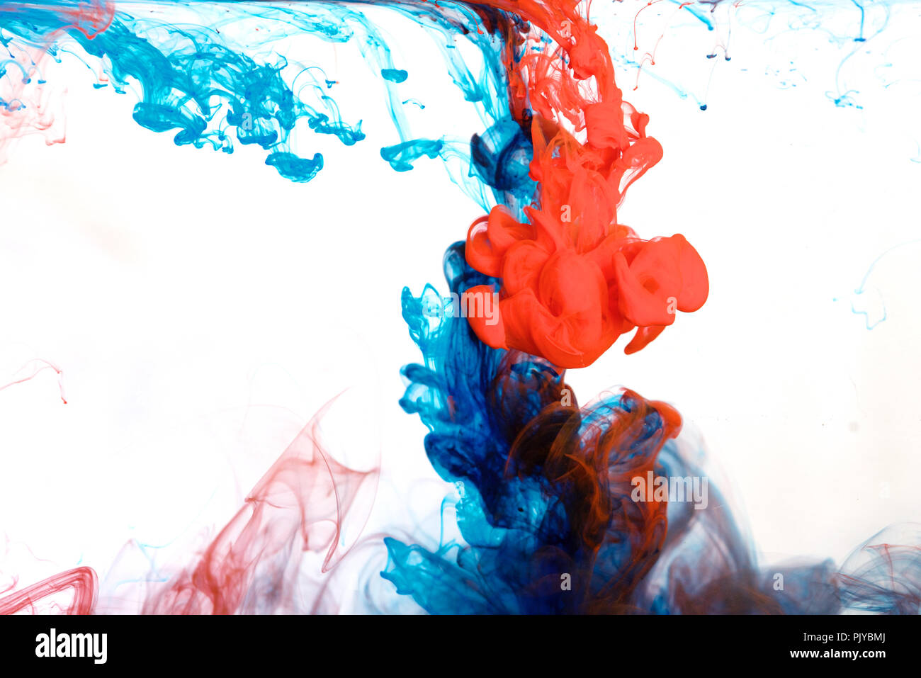 Inks in water, color abstraction Stock Photo - Alamy