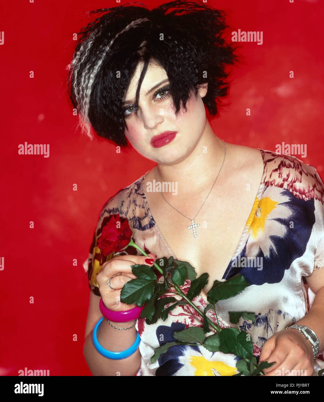 Die britische Musikerin, Moderatorin und Model Kelly Osbourne bei einem ...