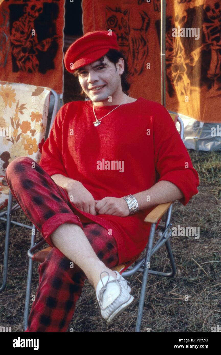 Marian Gold von "Alphaville", deutsche Synthie Pop Band, bei einem ...