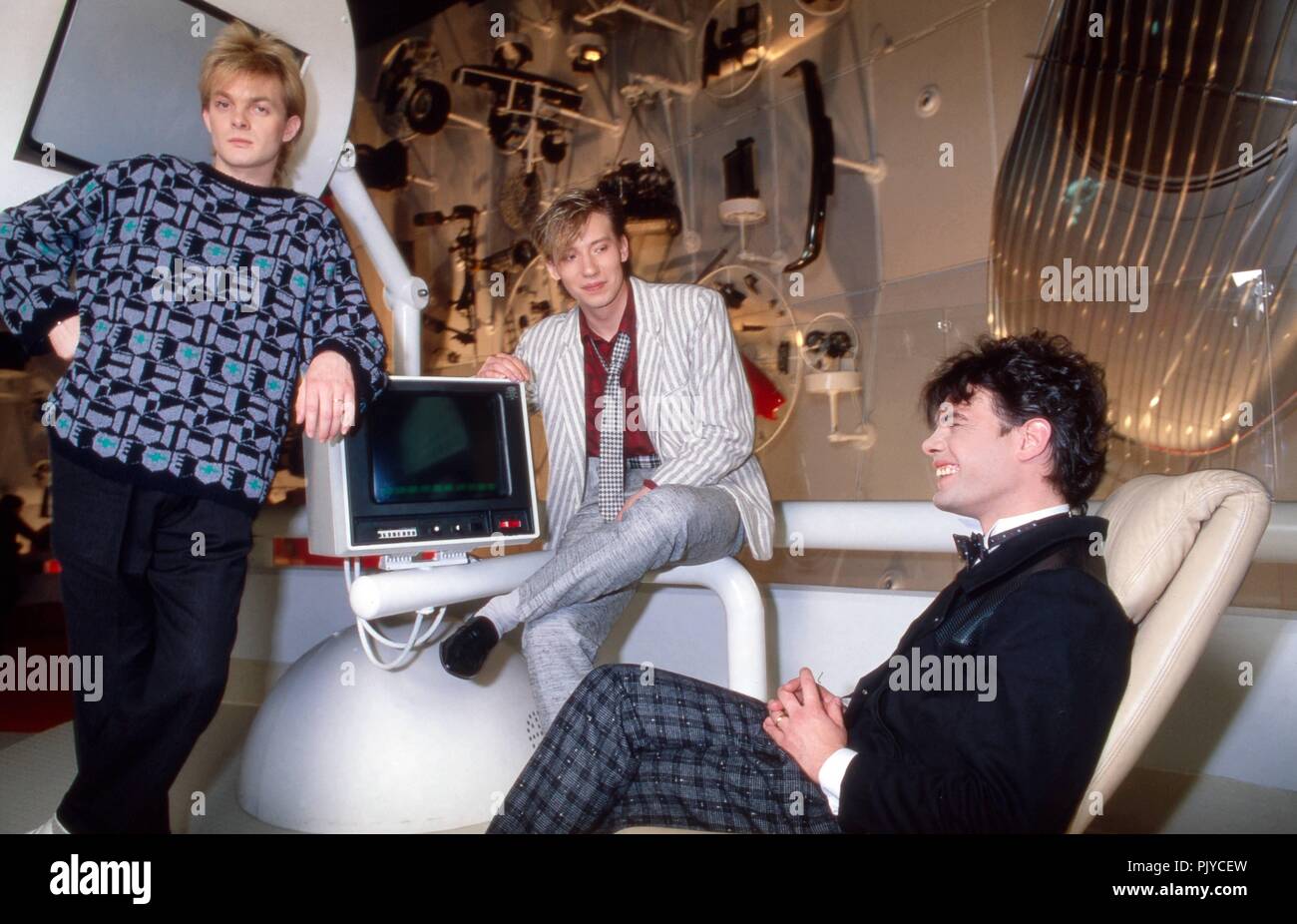 "Alphaville", deutsche Synthie Pop Band, zu Besuch in München ...