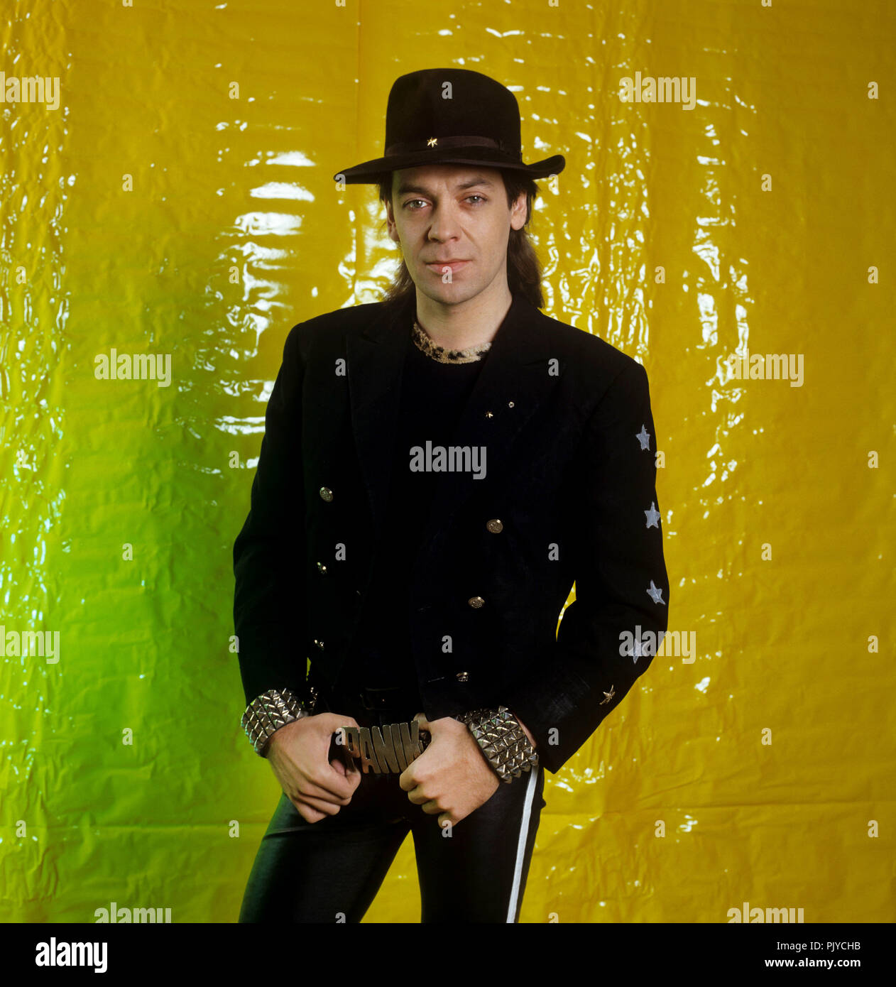 Rock musician Udo Lindenberg in April 1984 in Munich. | usage worldwide ...