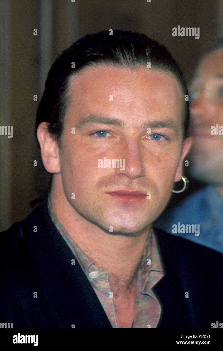 Bono (Paul David Hewson) (U2) on 21.07.1987 in München / Munich ...