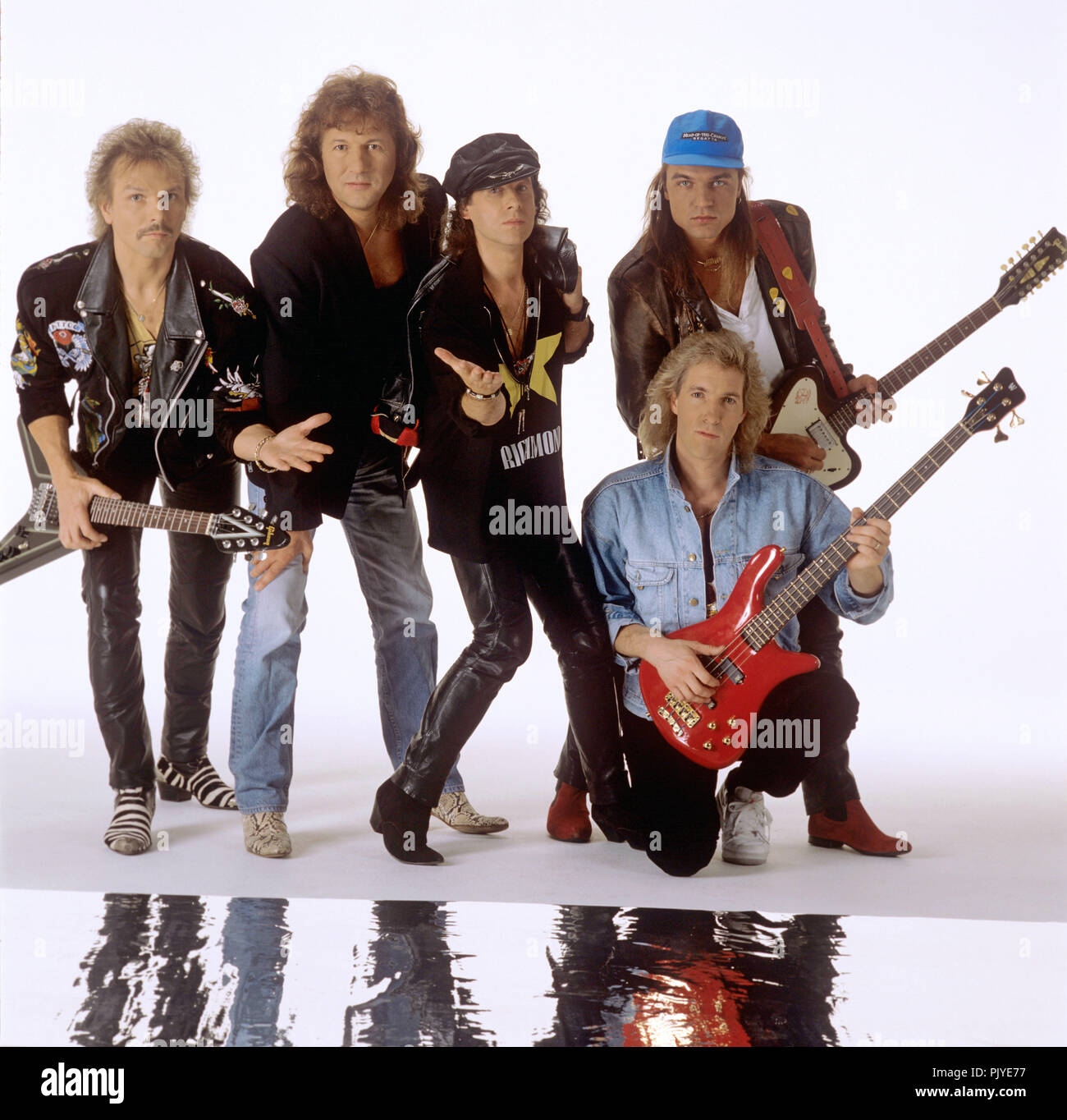 Scorpions (v.l. Rudolf Schenker, Herman Rarebell, Klaus Meine, Matthias ...