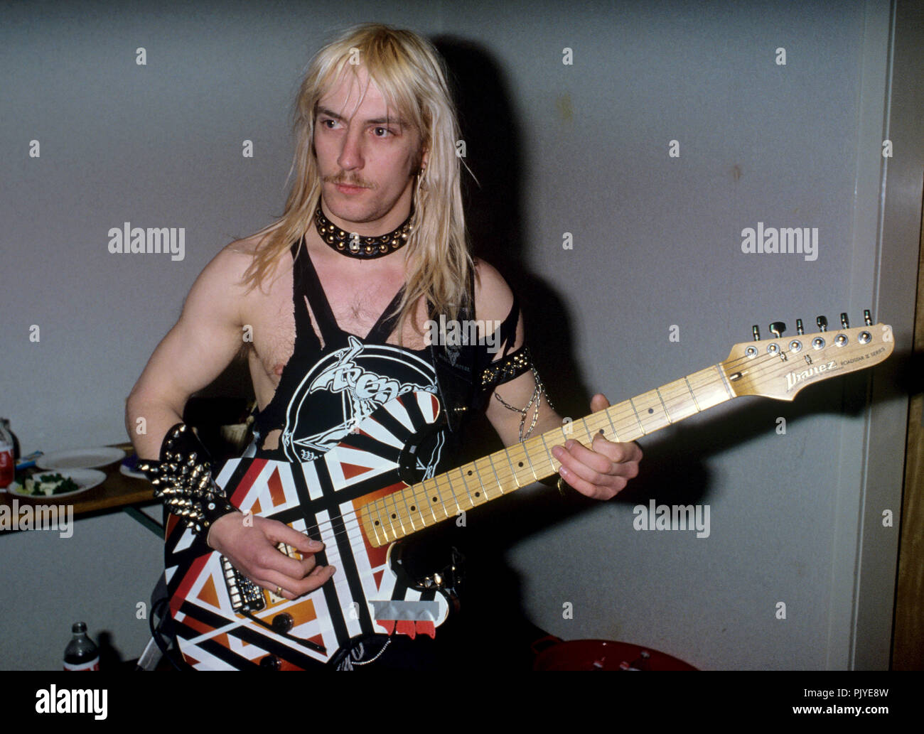 Jeffrey „Mantas“ Dunn (Venom) on 07.02.1984 in München / Munich ...