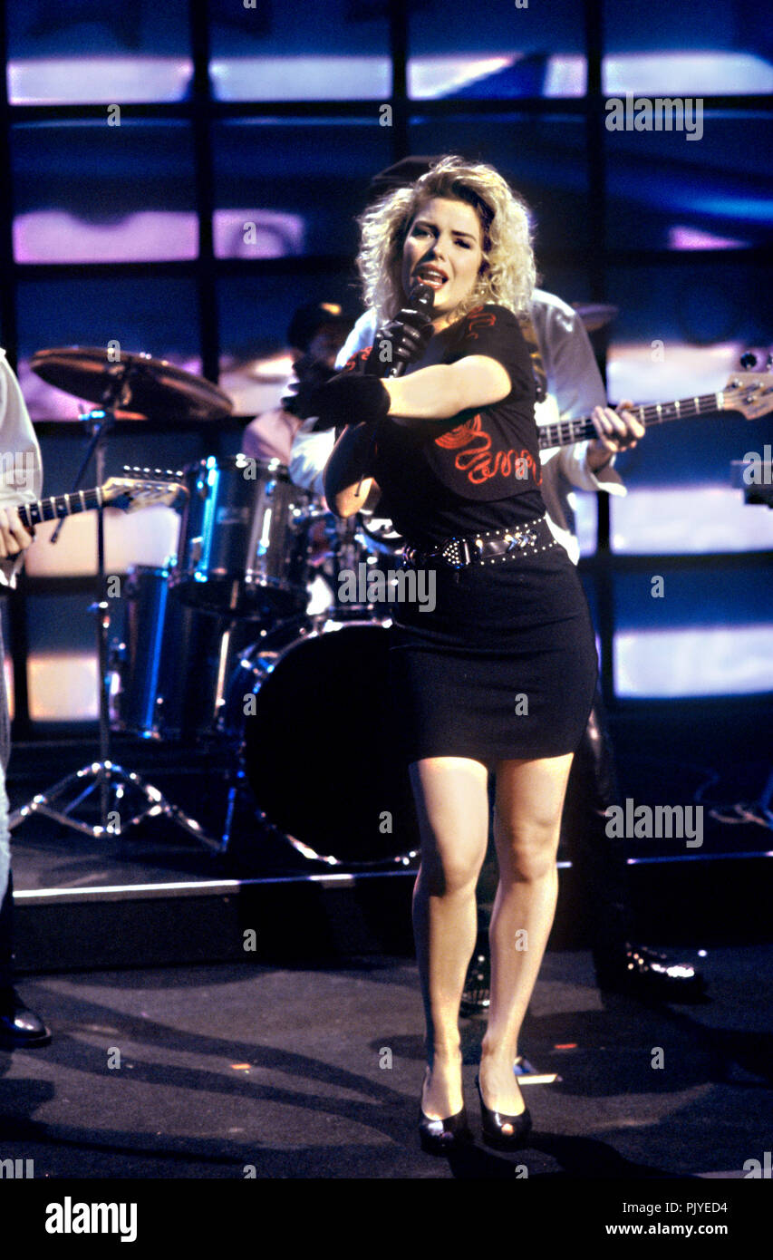 Kim Wilde on 27.07.1988 in München / Munich. | usage worldwide Stock ...