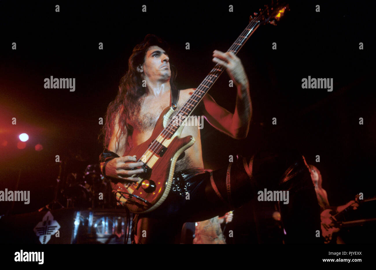 Joey DeMaio (Manowar) on 01.10.1984 in München / Munich. | usage ...