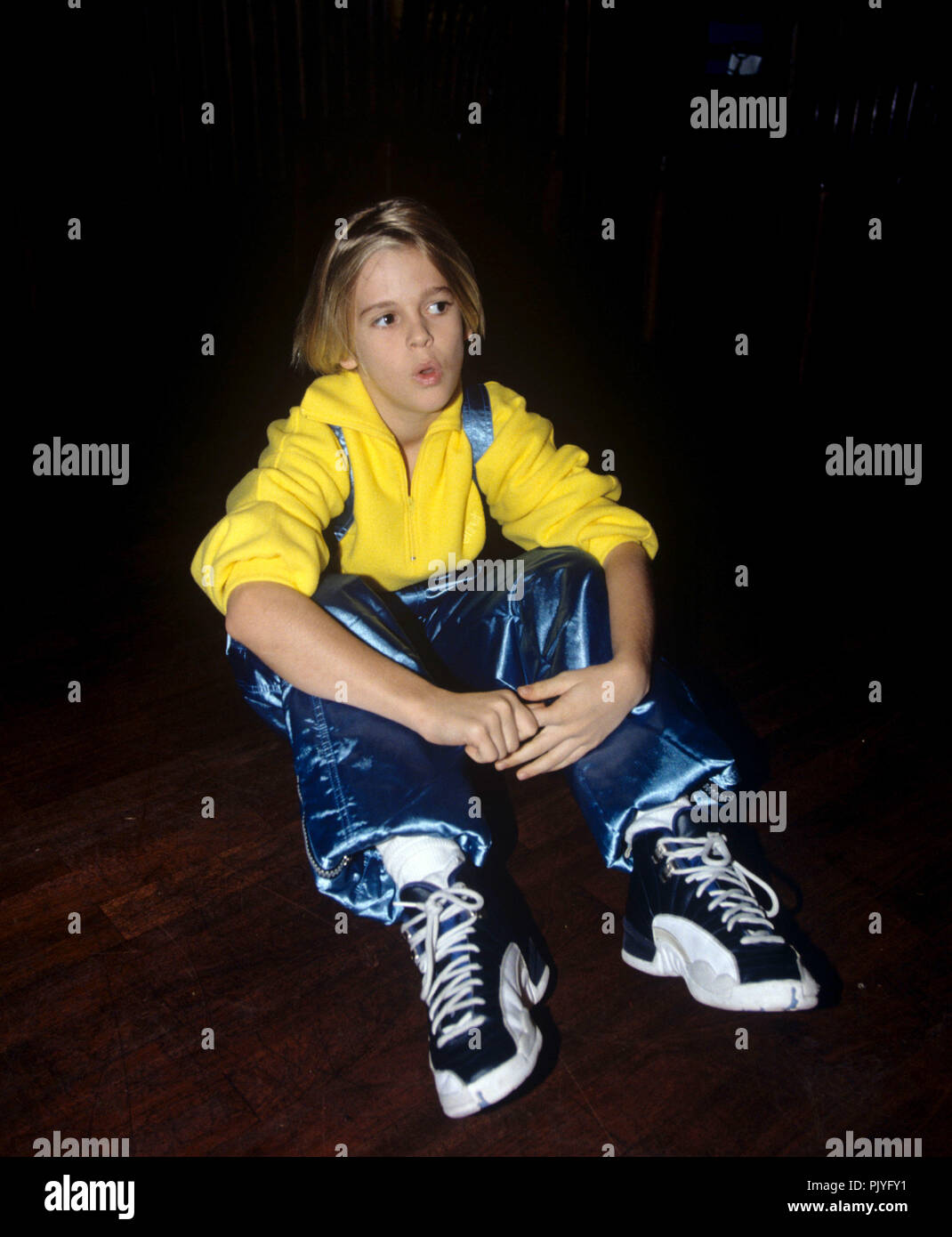 Aaron Carter on 14.12.1997 in Hamburg. | usage worldwide Stock Photo ...