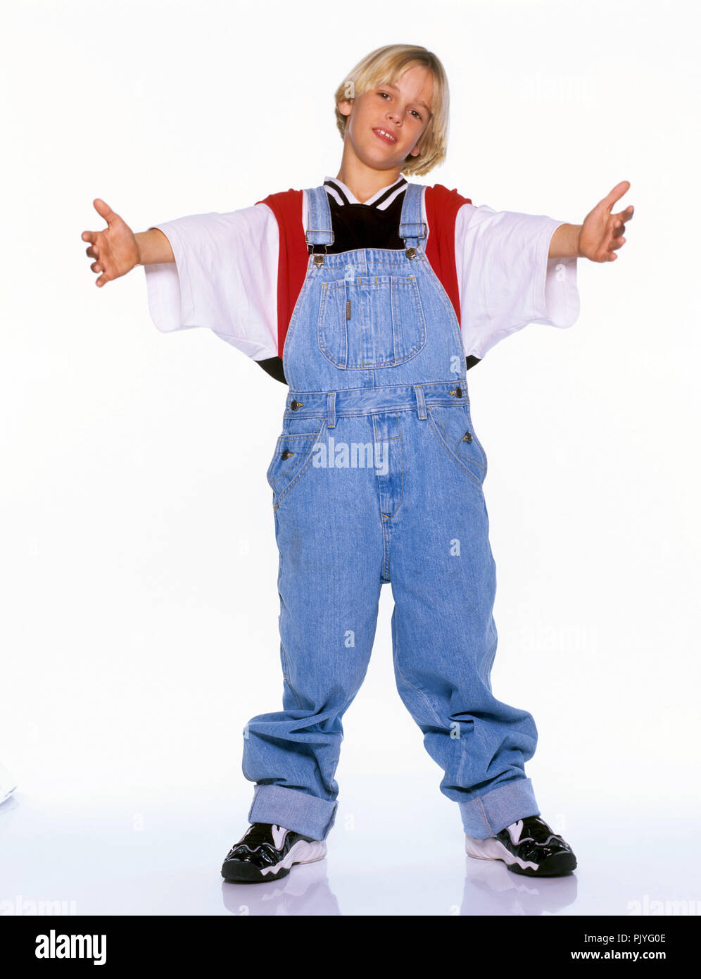 Aaron Carter on 02.12.1997 in München. | usage worldwide Stock Photo ...