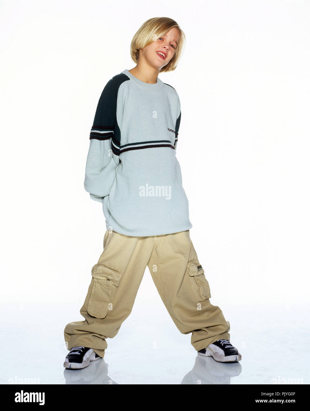 Aaron Carter on 02.12.1997 in München. | usage worldwide Stock Photo ...