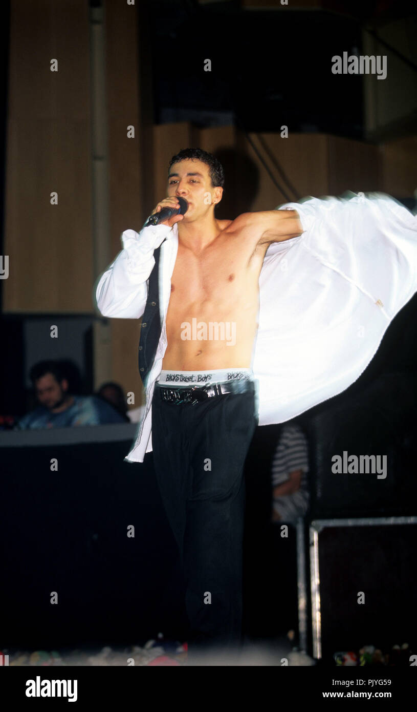 Howie Dorough (Backstreet Boys) on 13.08.1996 in Köln / Cologne ...