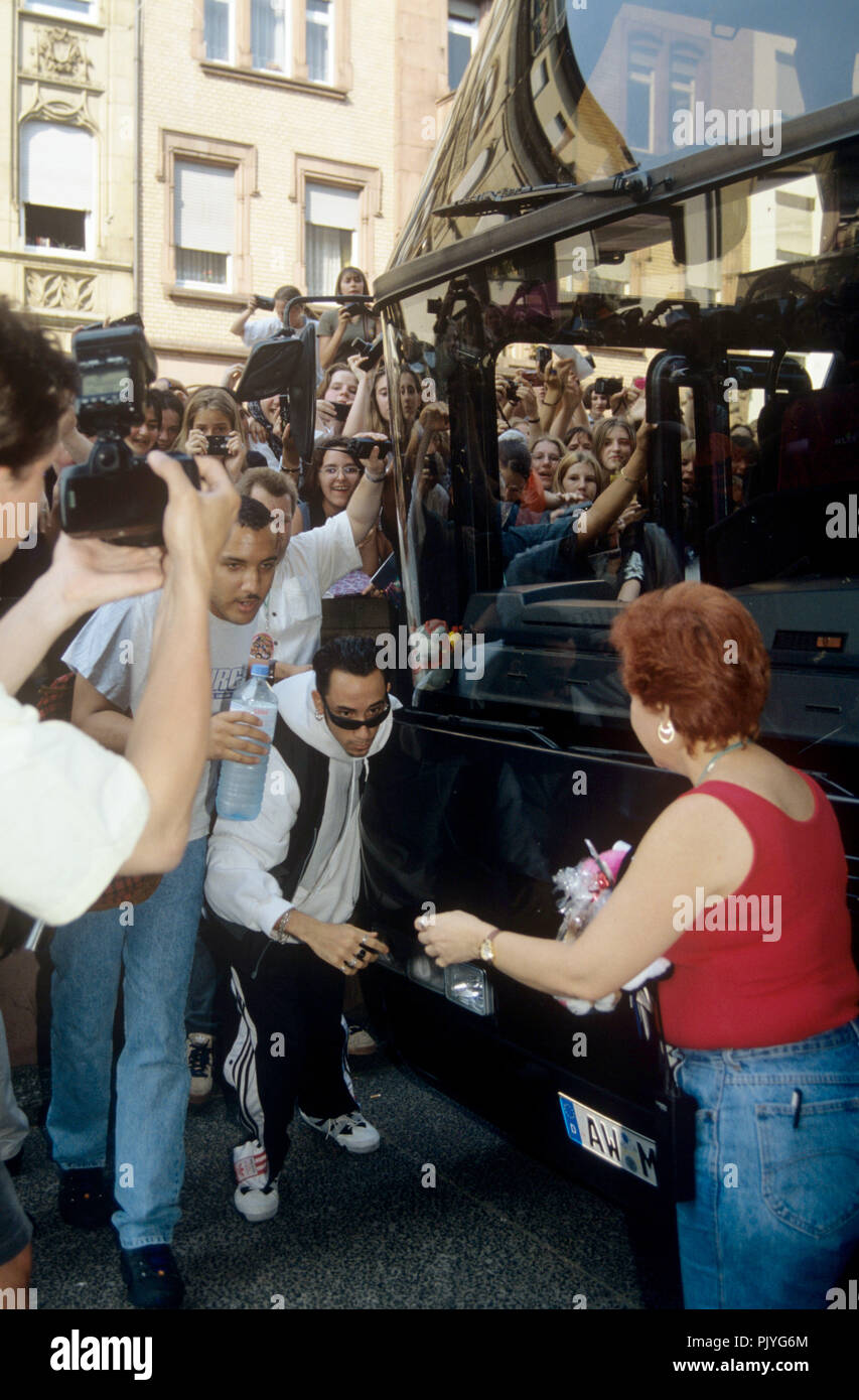 Alexander James McLean (Backstreet Boys) on 11.06.1996 in Mannheim ...