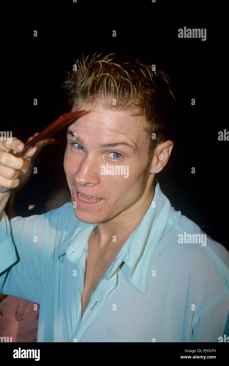 Brian Littrell (Backstreet Boys) on 01.07.1996 in Orlando. | usage worldwide Stock Photo - Alamy