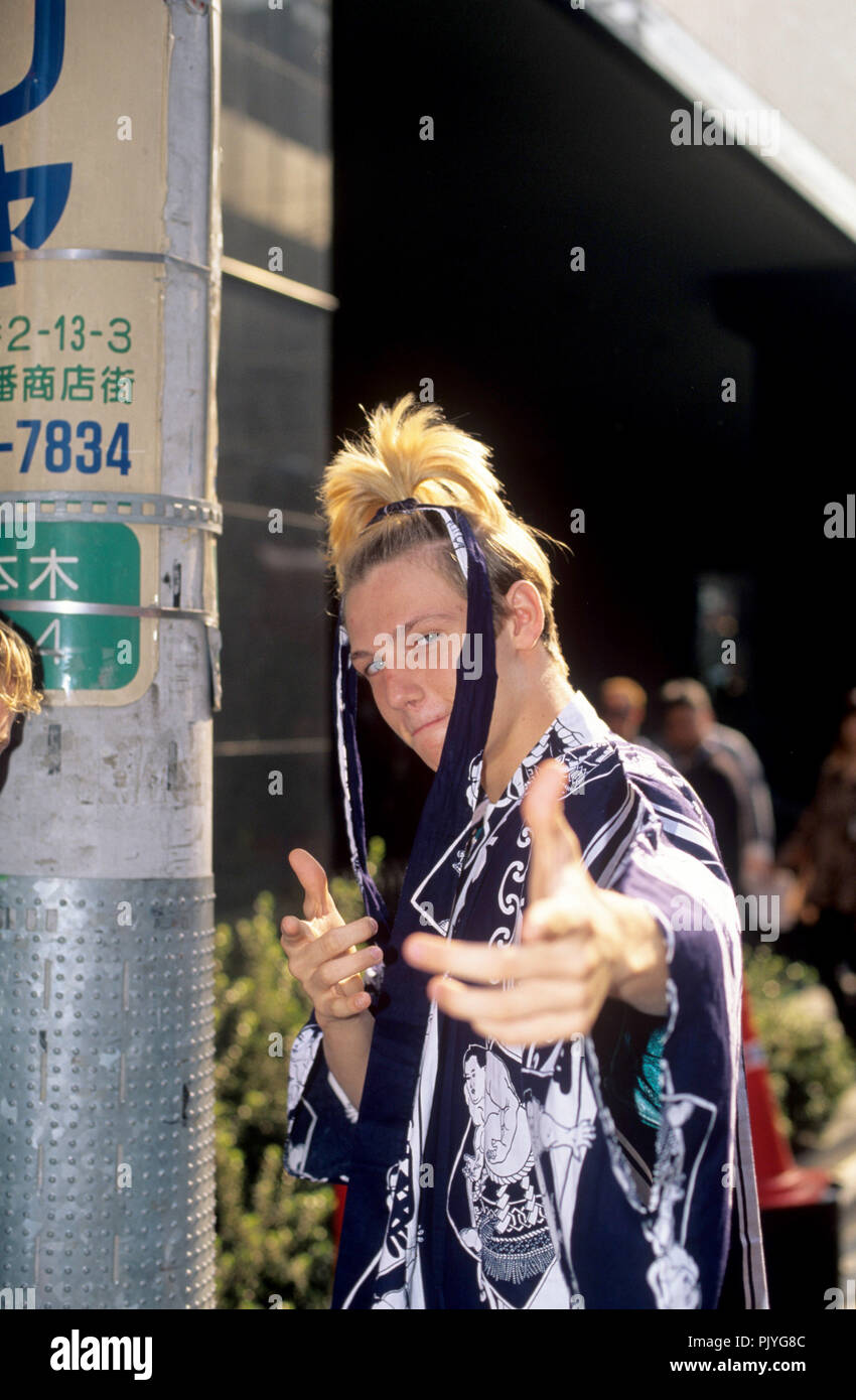 Nick Carter (Backstreet Boys) on 29.10.1996 in Tokio / Tokyo. | usage ...