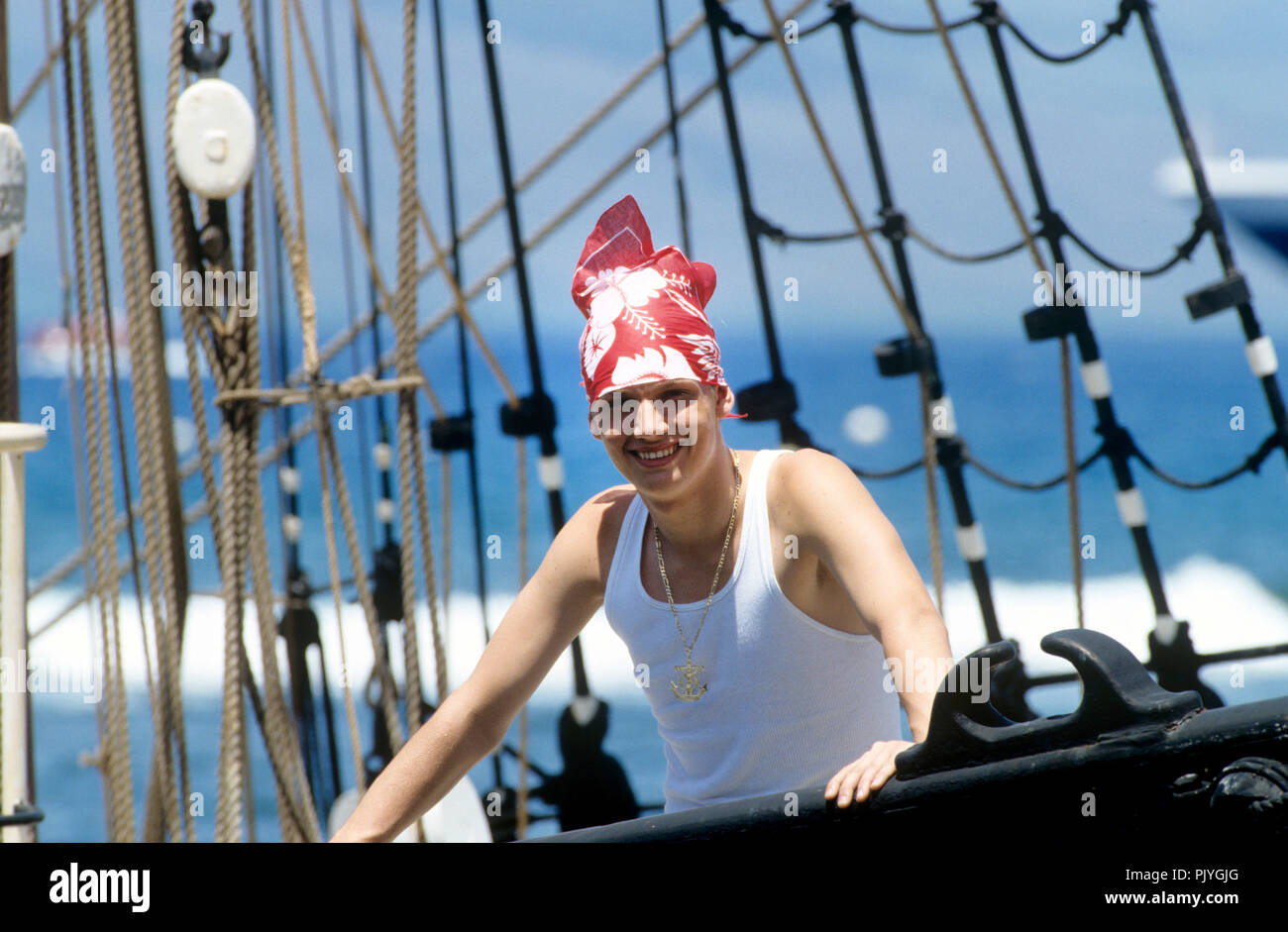 Nick Carter (Backstreet Boys) on 01.05.1997 in Hawaii. | usage ...