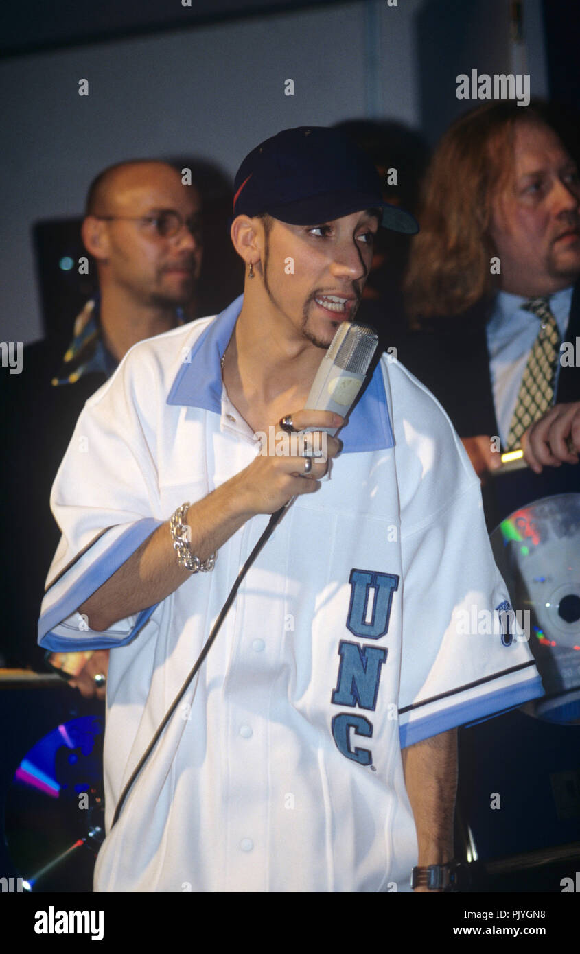 Alexander James McLean (Backstreet Boys) on 16.02.1997 in Köln ...