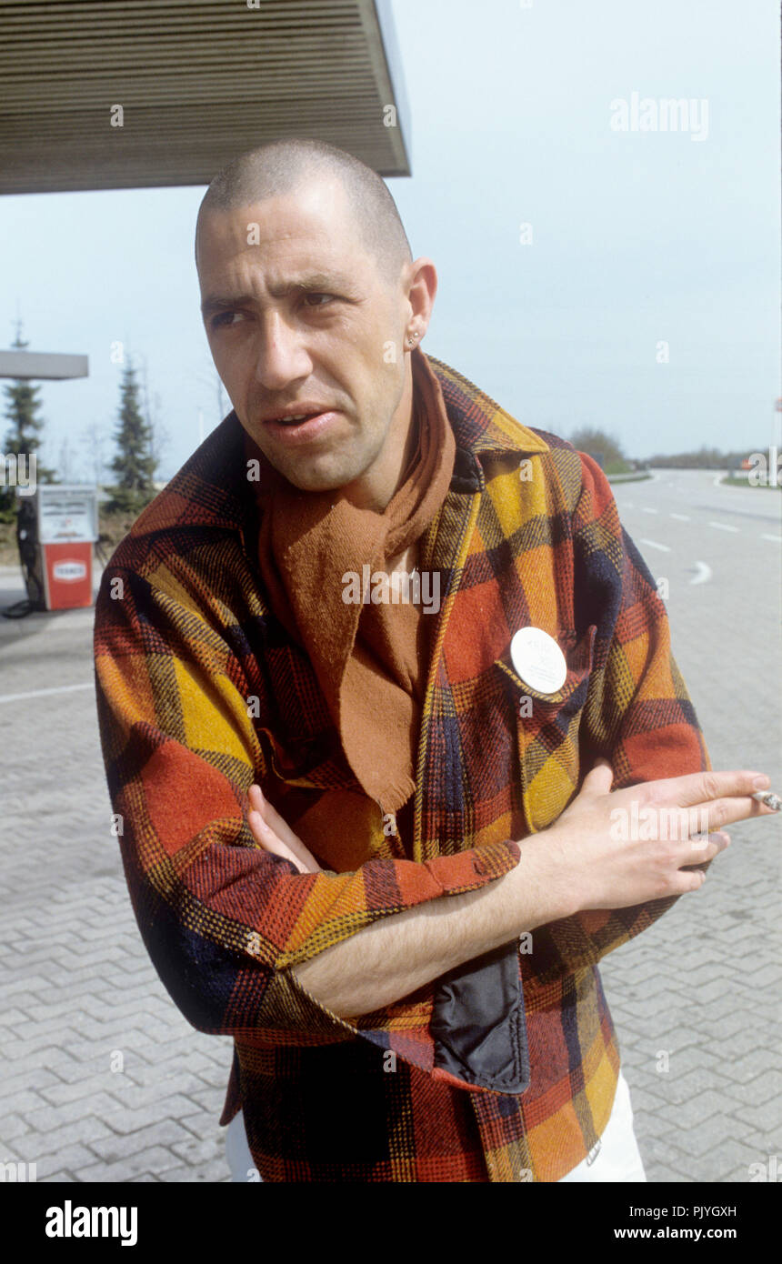 Trio (Stephan Remmler) on 19.04.1982. | usage worldwide Stock Photo - Alamy