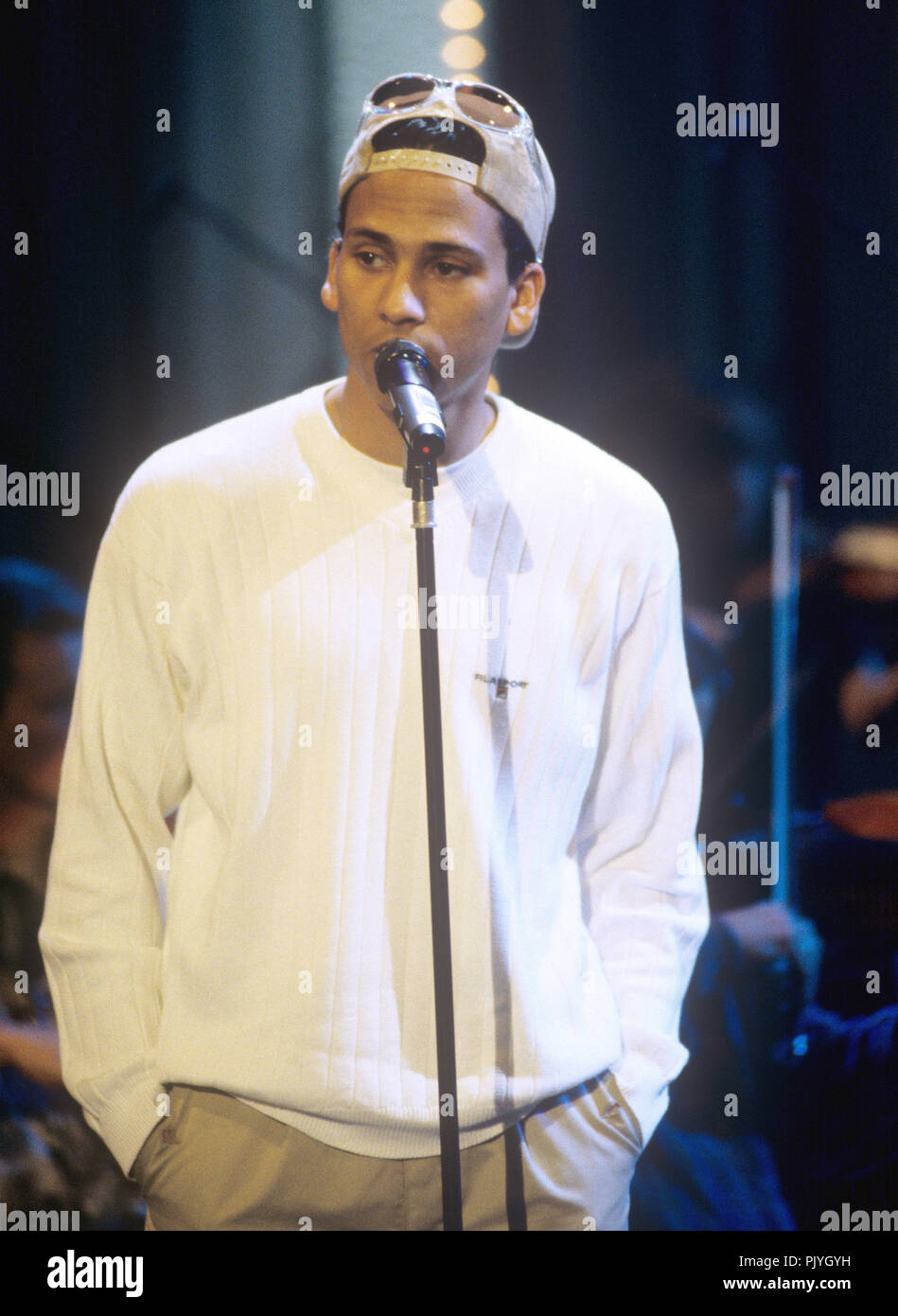 Xavier Naidoo on 22.04.1999 in Böblingen. | usage worldwide Stock Photo ...