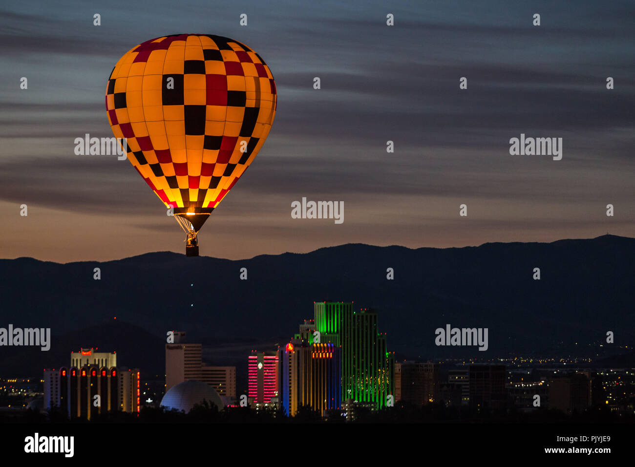 Reno, Nevada, USA. 9th Sep, 2018. Sunday, September 9, 2018.A hot-air ...