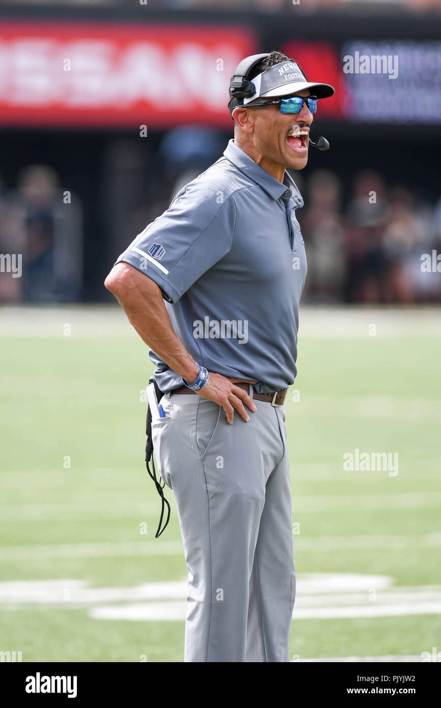 Nashville, USA. 08th Sep, 2018. Nevada head coach Jay Norvell during ...