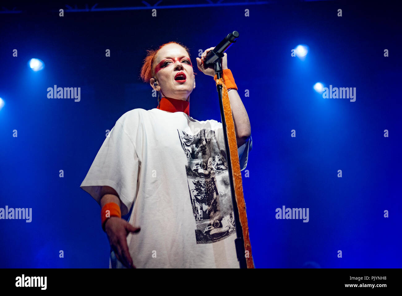 Manchester, UK. 9th September 2018. Shirley Manson, Duke Erikson, Steve ...
