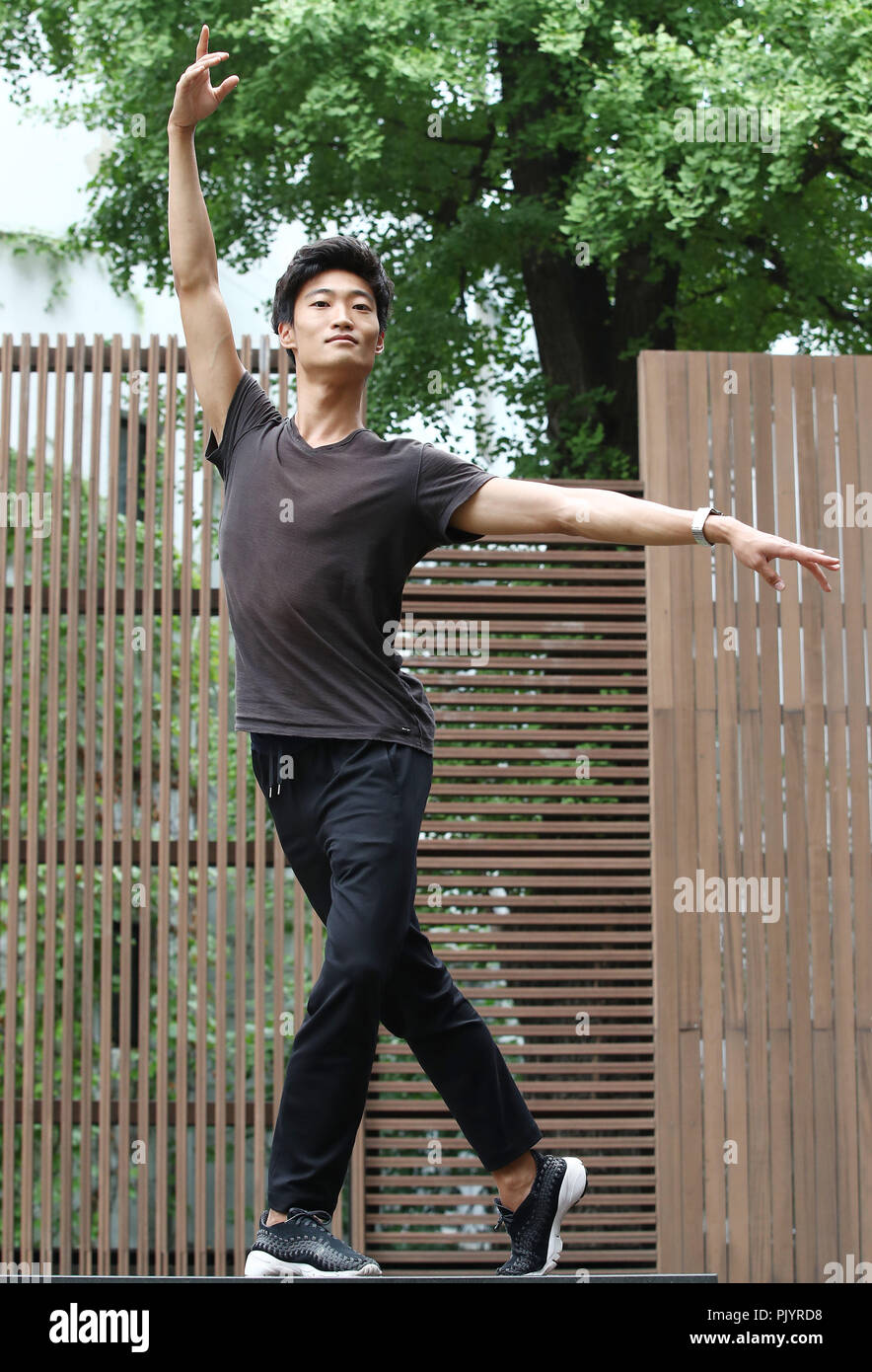 Seoul, South Korea. 10th Sep, 2018. S. Korean ballerino Kim Ki-min ...