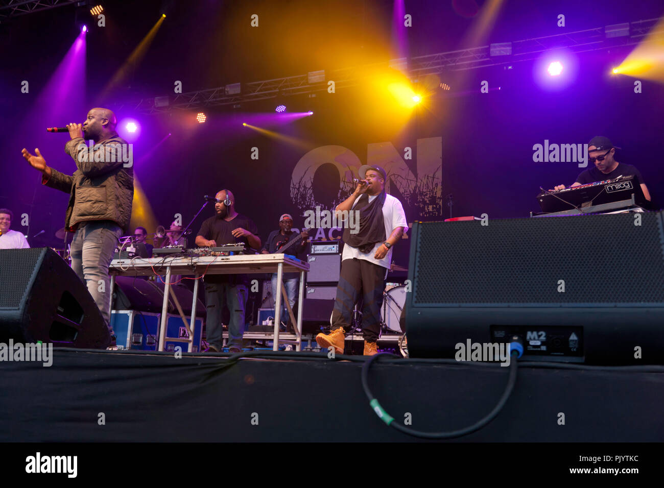 De La Soul performing on the Main Stage at the OnBlackheath Music ...