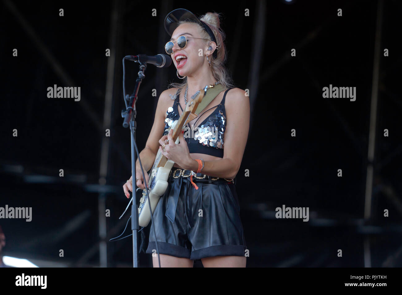 JJ Rosa performing on the Main Stage at the OnBlackheath Music Festival ...